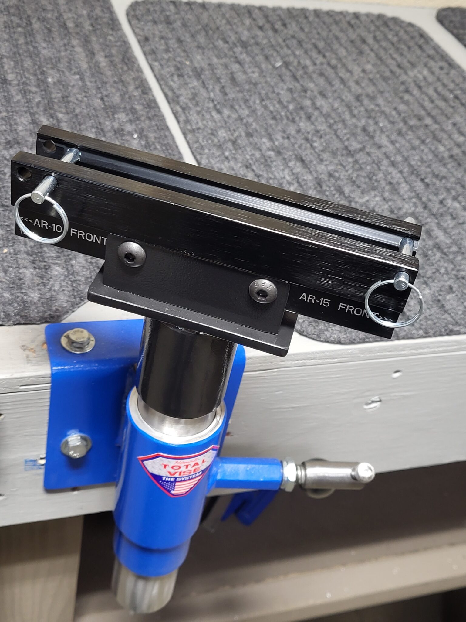 AR Upper Vise Block Support with Post - Total Vise